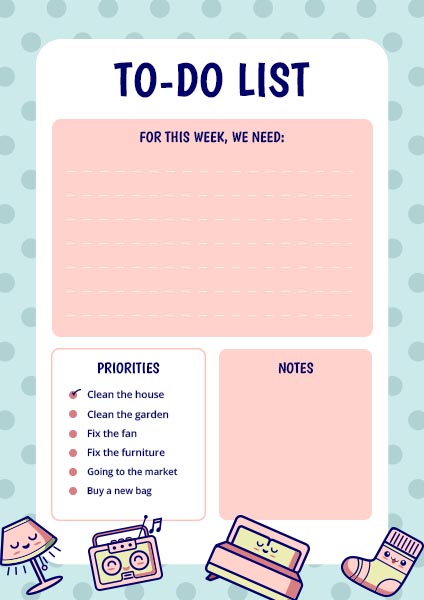 Hawkes Blue Simple Modern A4 Portrait Document