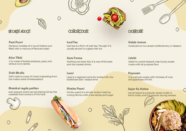 Hotel Menu Card Templates Free