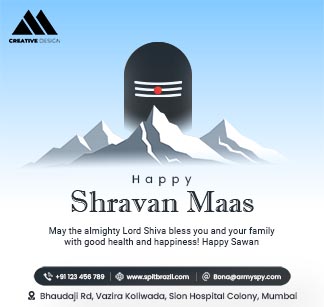 Happy Shravan Maas Daily Branding Post