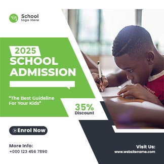 Creative Admission Open Posters – Start Designing