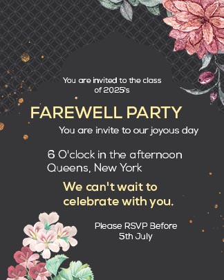 50+ Farewell Invitation Cards