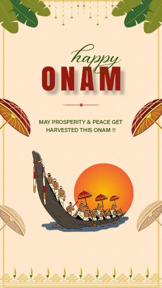 Free Onam Celebration Invitation Template