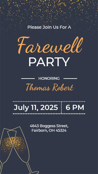 51+ Elegant Farewell Invitation Card Design Online For Free