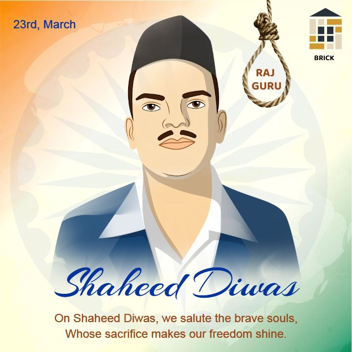 Shaheed Raj Guru Social Media Poster For Company