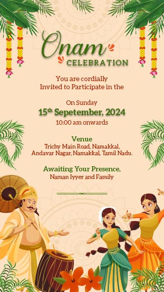 Unique Onam Poster to Brighten Your Celebration