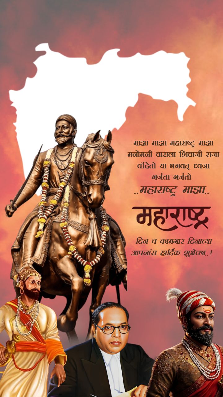Maharashtra Sthapana Divas Images For 1 May 2025 In Marathi