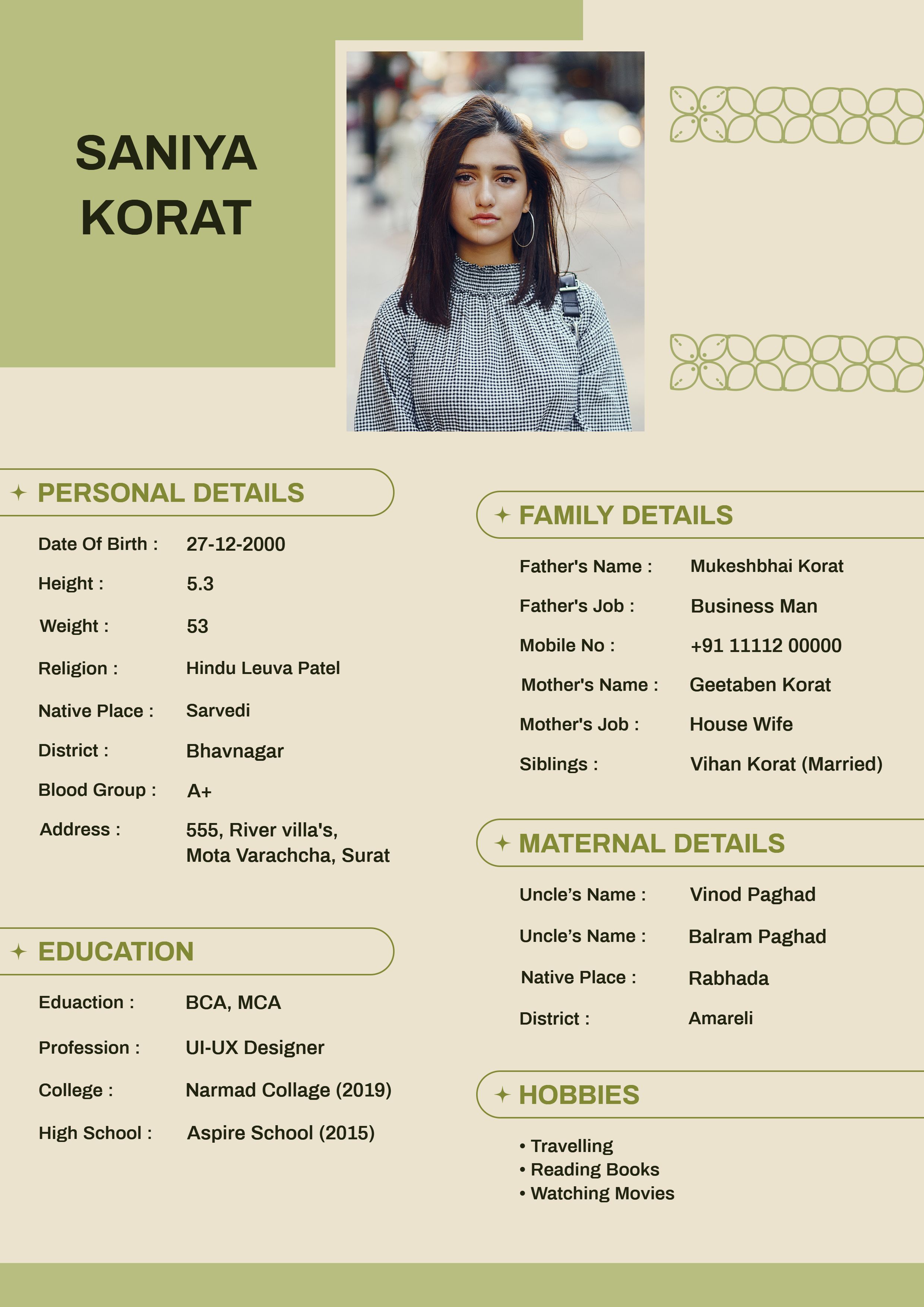 2.6K+ Biodata Templates for Marriage