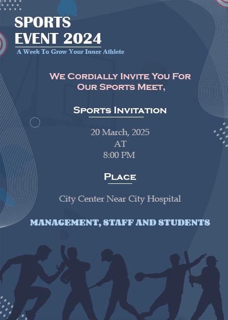 Exciting Sports Invitation Templates