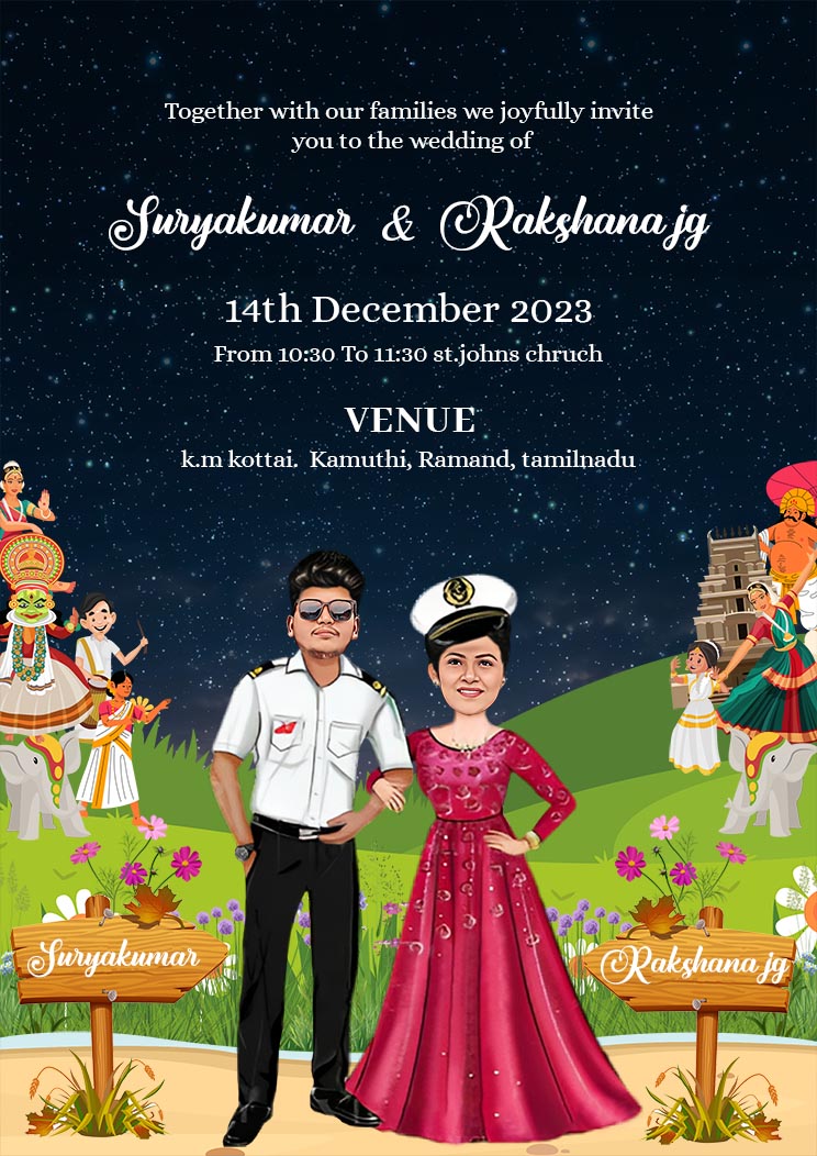 99+ Free Tamil Wedding Invitation | Crafty Art