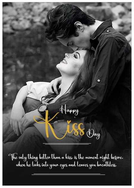 Free Kiss Day Instagram Post Template With Wishes