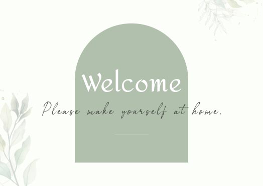 Best Welcome Card Templates Online - Crafty Art