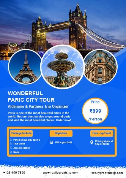 City Tour Flyer Template