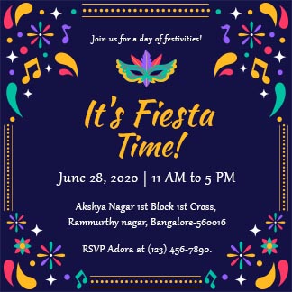 Download Fiesta Party Invitation Post