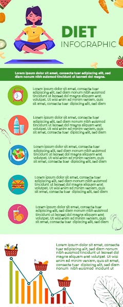 Download Diet Infographics Template
