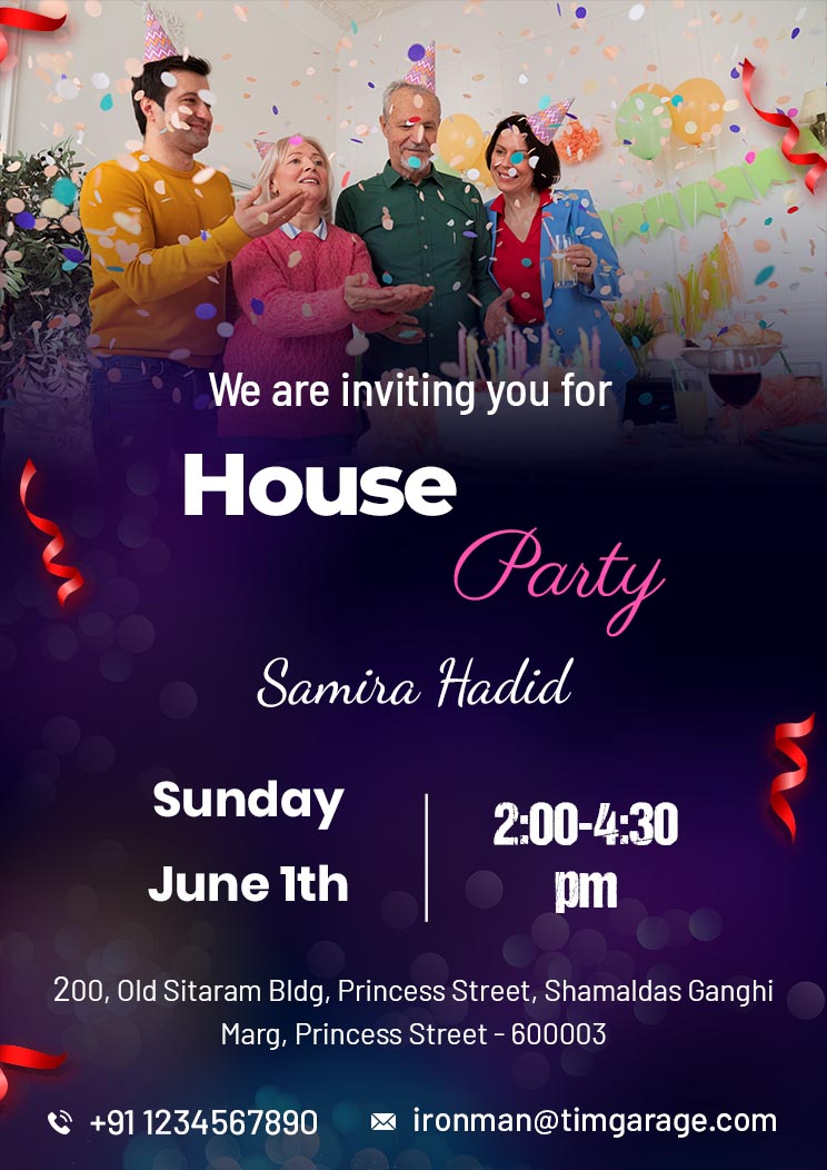 Free Housewarming Party Invitation Cards | Download Now