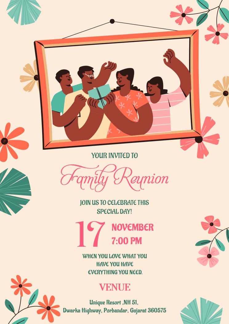100+ Free Family Reunion Invitation Templates