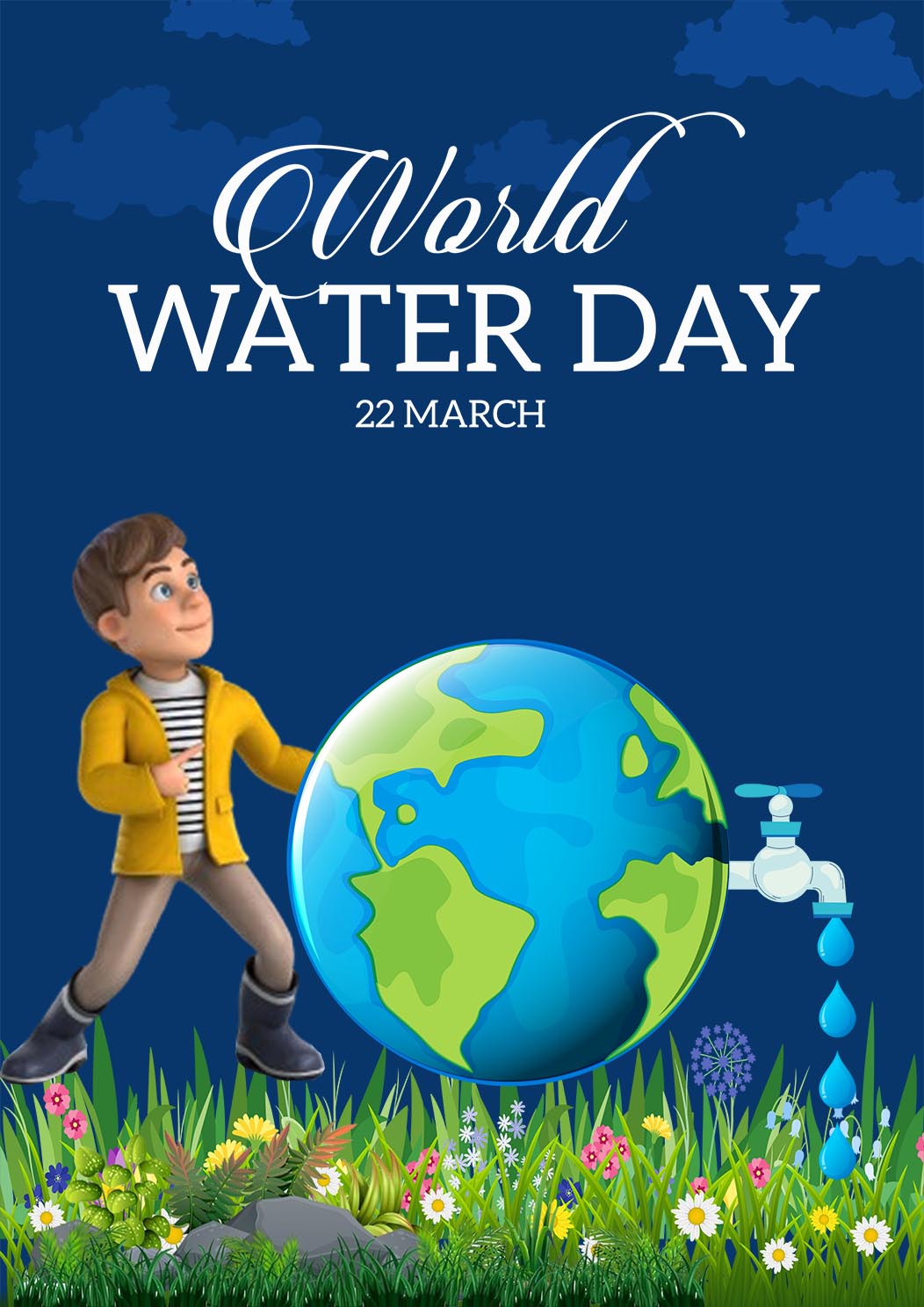 2.7K+ Save the Water Poster Templates