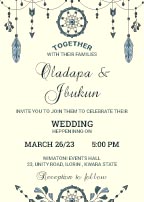 Get Wedding Invitation Simple Template