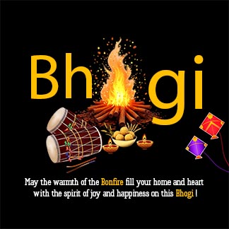 Create Bhogi Images For Your Festival