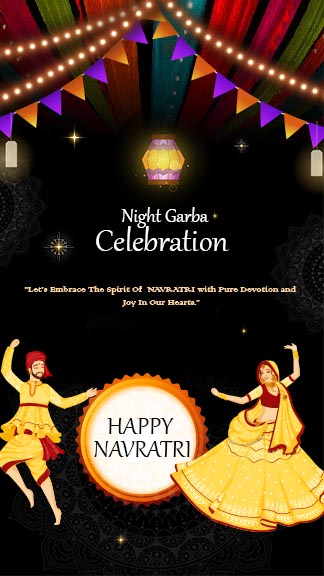 Night Garba Celebration Quote
