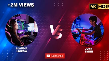 Free Gaming YouTube thumbnail templates - Crafty Art