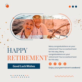 Happy Retirement Wishes Free Instagram Post
