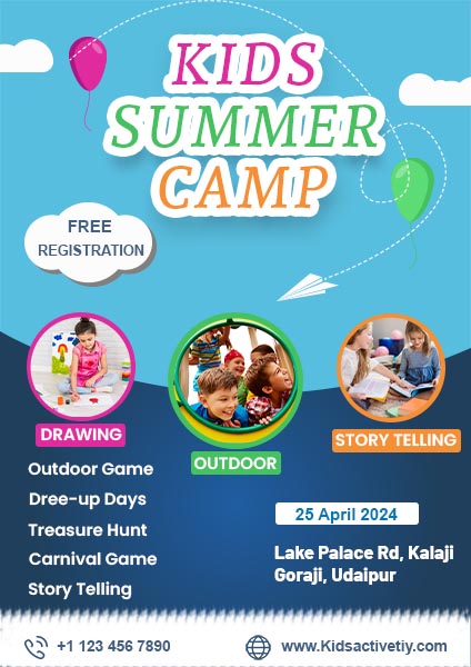 Free Summer Camp Poster Designs – Customize Online