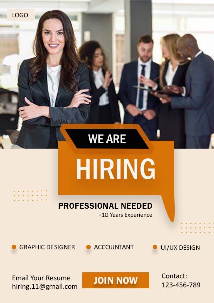 5k+ Download Hiring Poster Templates Free
