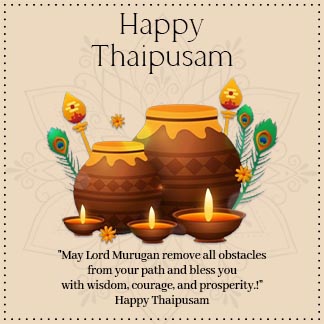 Thaipusam Kavadi Attam Festival Poster