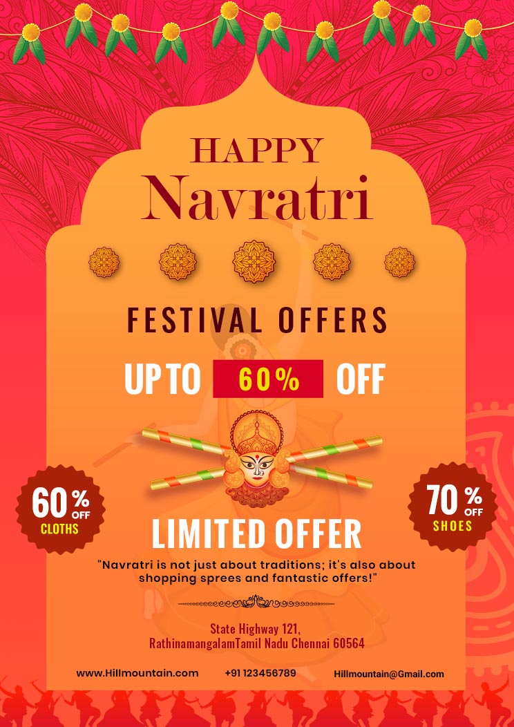 Download Free Navratri Invitation Card