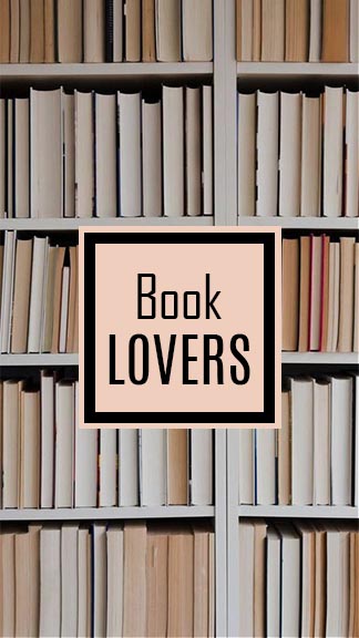 Download Simple Book Lover Phone Wallpaper