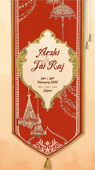 Free Download Rajasthani Wedding Invitation