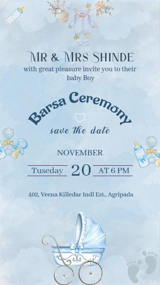 Download Free Barsa Invitation Card Video Template