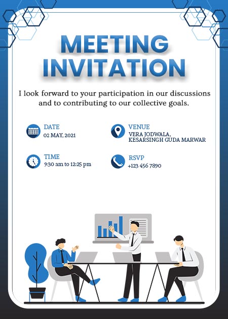 Editable Meeting Invitation Templates | Crafty Art