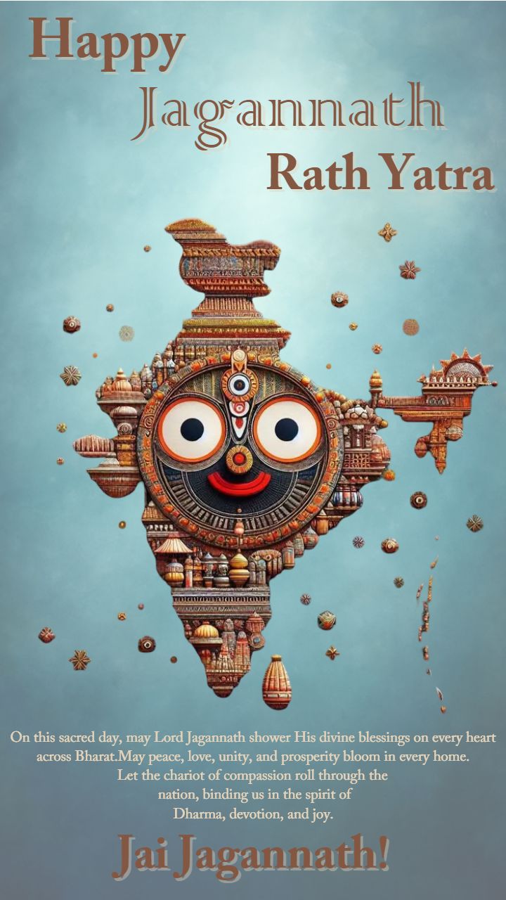 Jagannath Rath Yatra 2025: Status, Images & Invitation cards