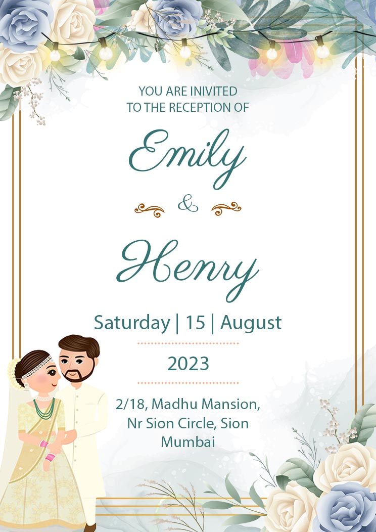 50+ Wedding Reception Invitations Templates