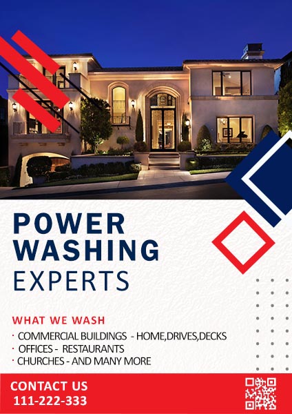 Free QR Code on Flyer Templates