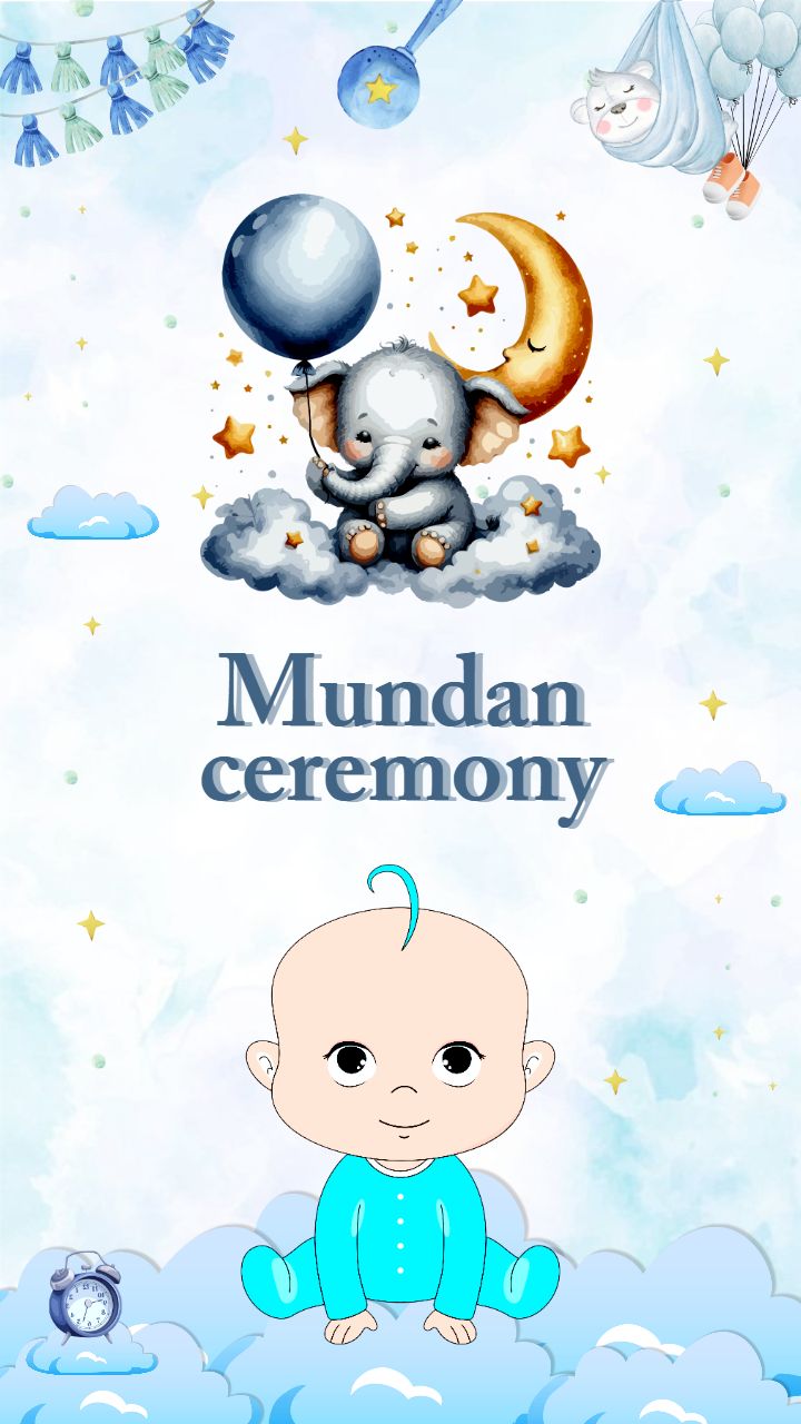 Mundan Ceremony Invitation Templates