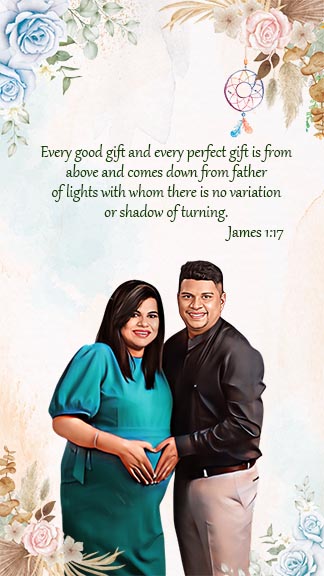 Free Baby Birth Announcement Instagram Template