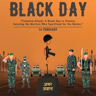 Pulwama Attack Memorial Image Design