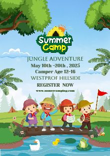 Free Summer Camp Poster Designs – Customize Online