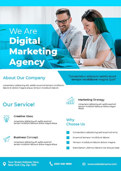 Digital Marketing Agency Service Poster