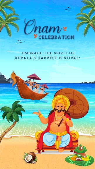 Free Onam Celebration Invitation Template