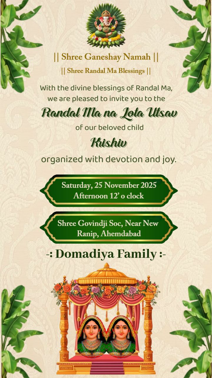 25+ Customizable Ladva Ceremony Invitation Cards For Free