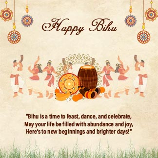 Modern Design Of Magh Bihu Wishes