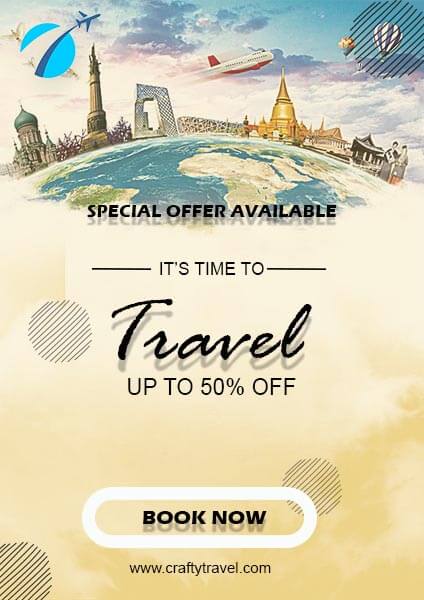 Tour Booking Offer Flyer