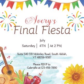 Download Editable Fiesta Party Invitation