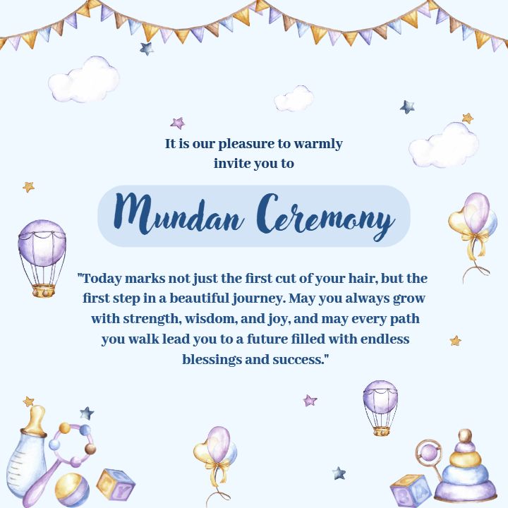 Mundan Ceremony Quotes For Instagram