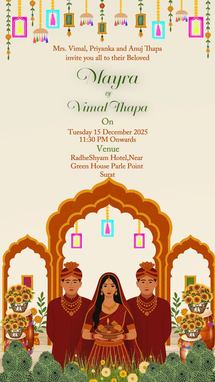 99+ Editable Mayra Invitation ceremony Card Template Online