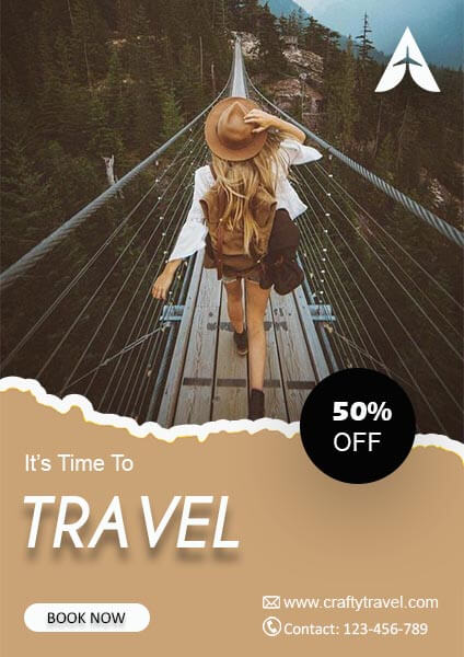 Tour And Travel Booking Flyer